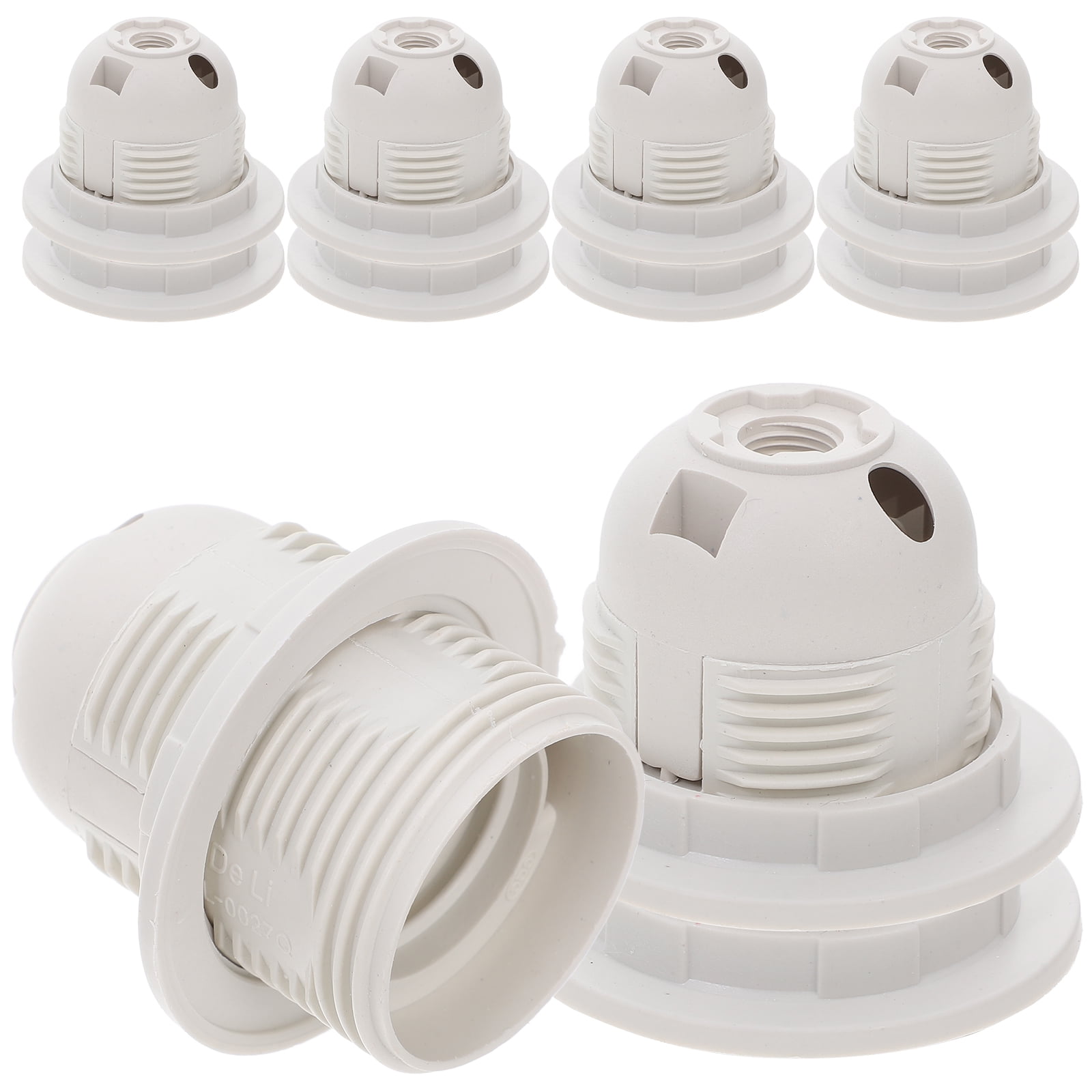 MLINS 10PCS Light Socket E27 Retro Pendant Lamp Holder E27 Plastic Screw in Socket for Bulbs ...