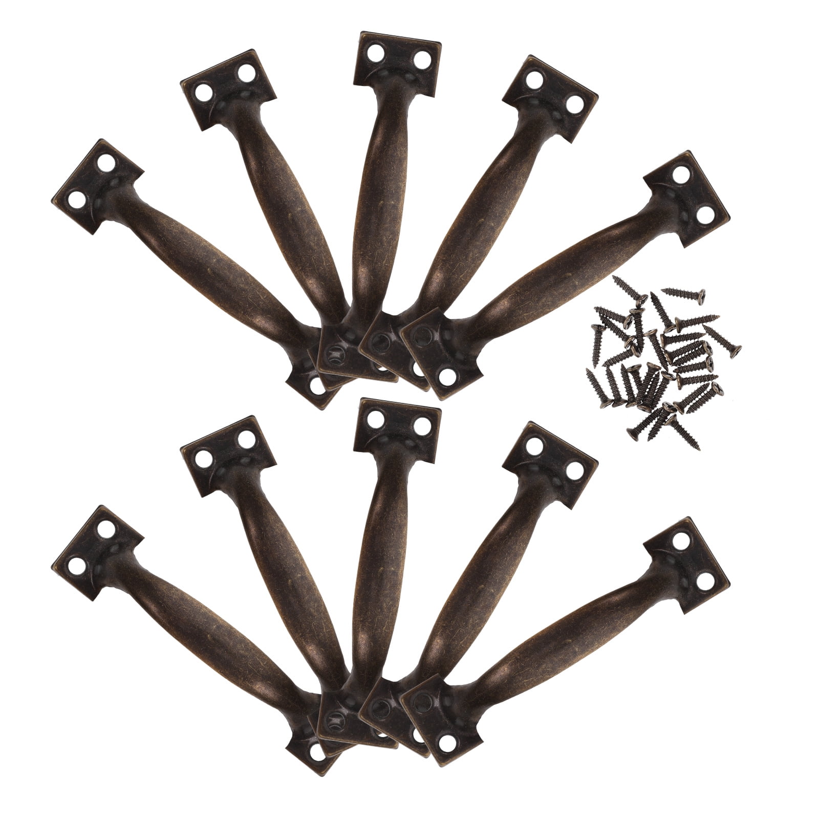MLINS 10PCS Pull Handles Vintage Barn Door Handles Metal Gate Pull ...