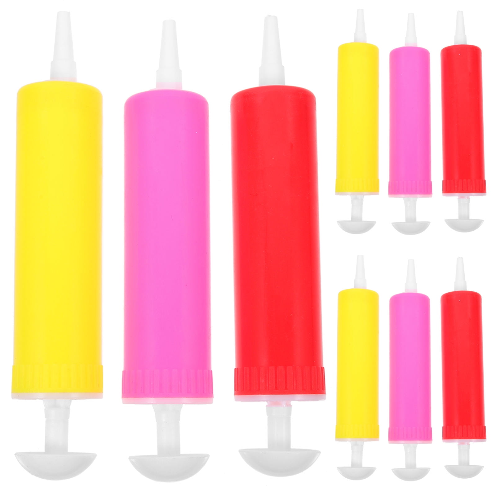 MLINS 10Pcs Balloon for Emergency Inflation Assorted Color Plastic ...