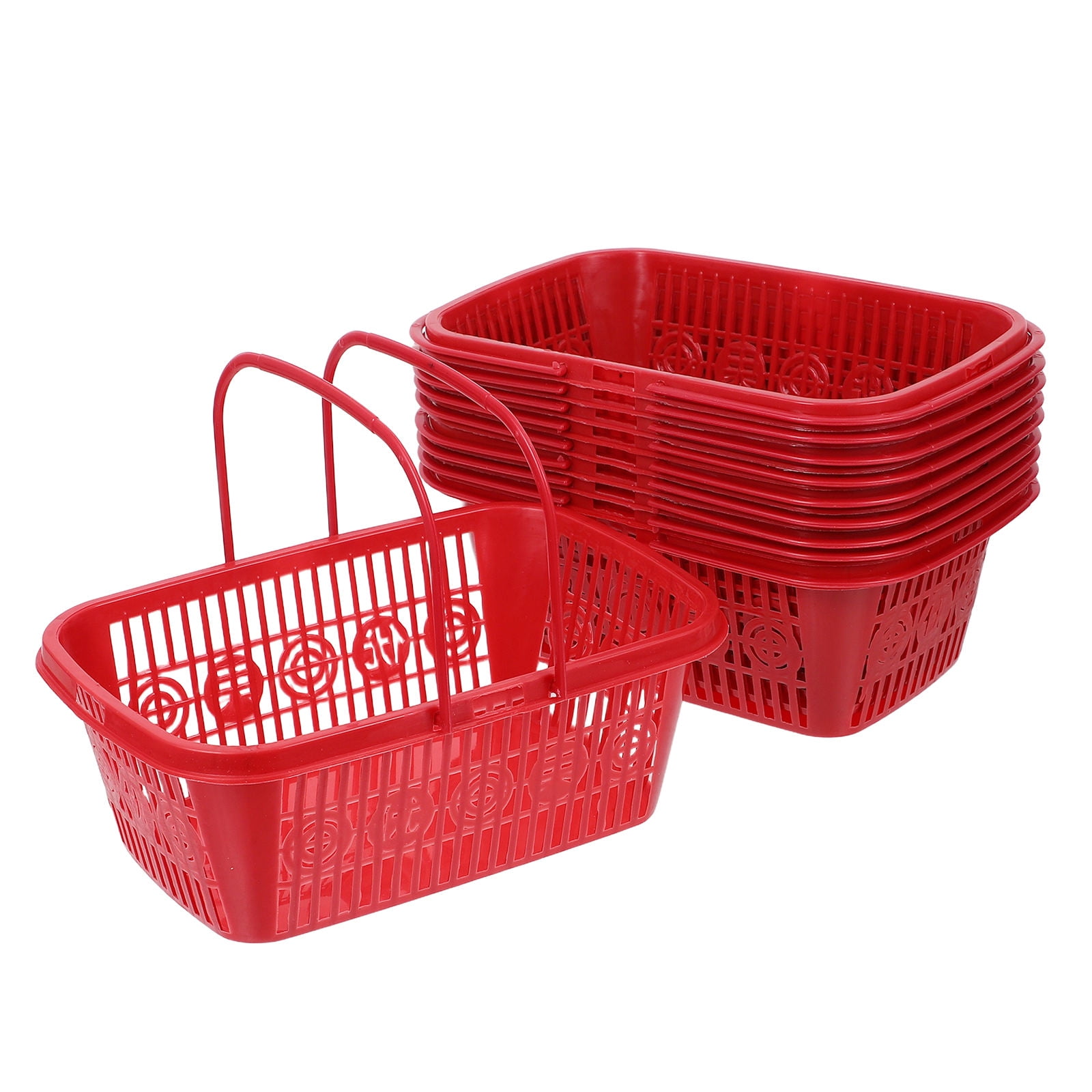 10Pcs Portable Plastic Berry Baskets with Cutout Design for Fridge and ...