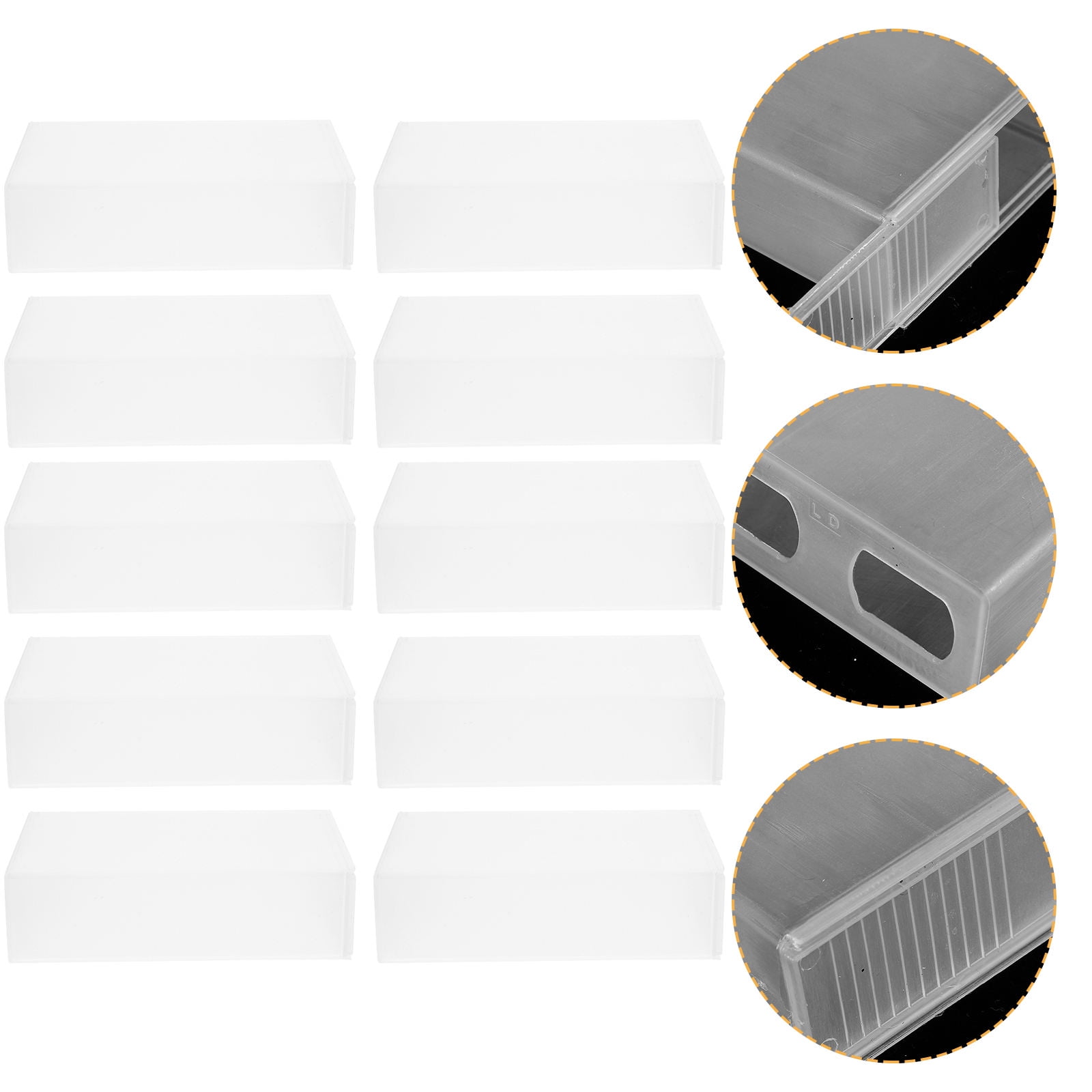 PTOOTP Small Organizer Box Transparent 10PCS - Walmart.com