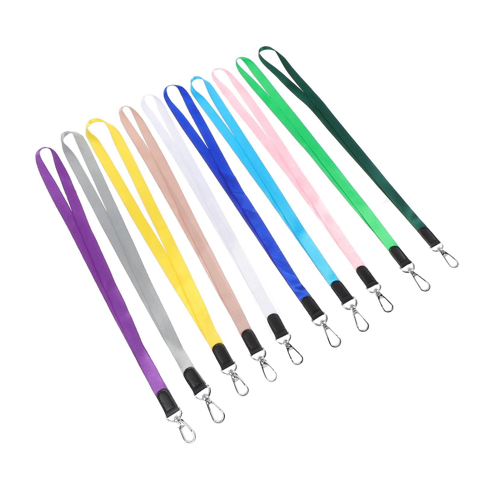 DINHEAROM ID Cards Lanyards Lanyard Zinc Alloy Gold 10Pcs - Walmart.com