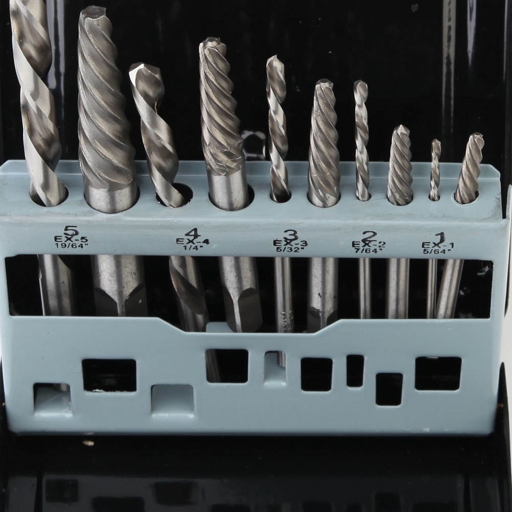 MLINS 10Pcs Professional Screw Extractor Set Bit Extractor Package ...