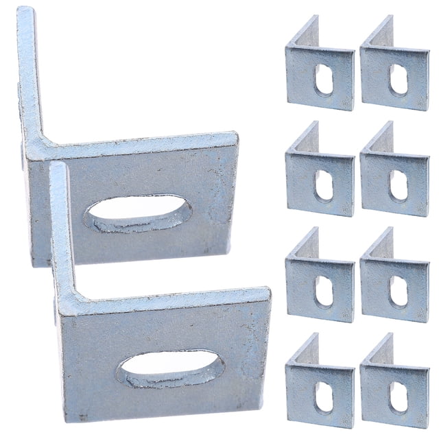 MLINS 10Pcs Right Angle Corner Brackets Metal Corner Braces Galvanized ...