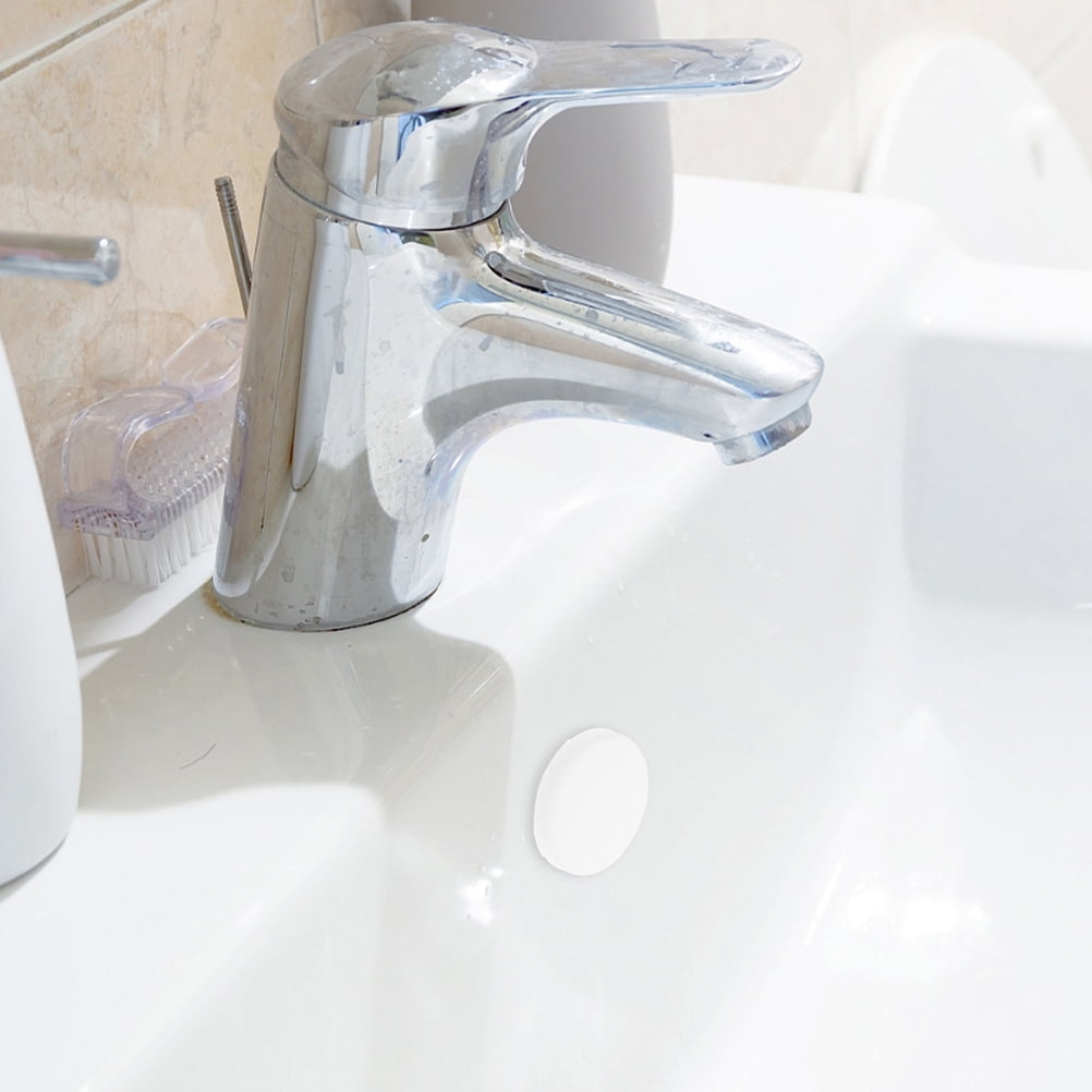 MLINS 10pcs Bathroom Sink Overflow Drain Covers Washbasin Side Hole ...