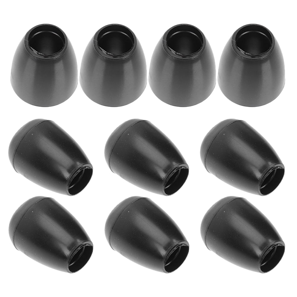 MLINS Silicone Earbud Tips for Headphones Replacement Small Black Ear ...
