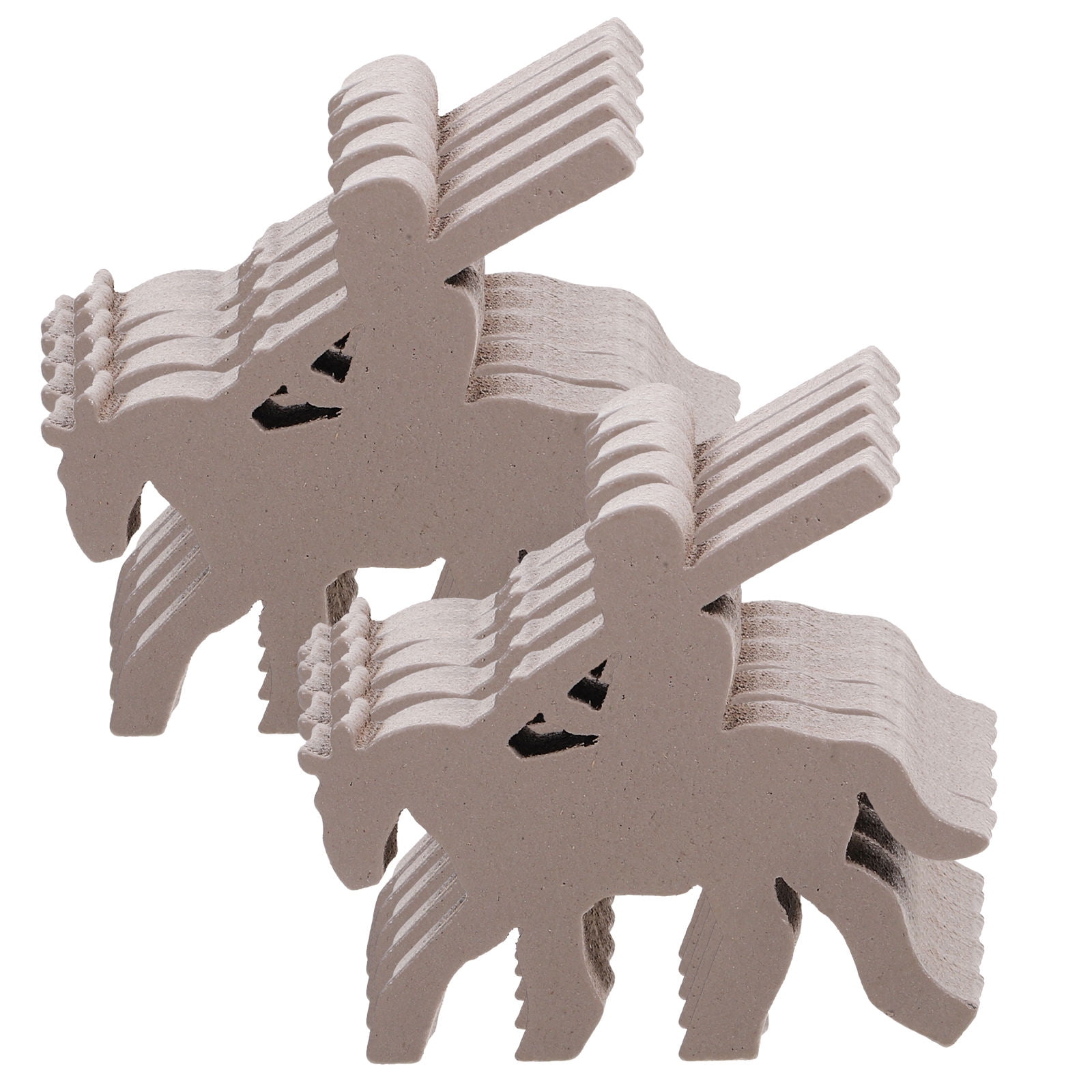 MLINS 10pcs Board Game Chess Piece Wood Horse Riding Role Game Piece ...