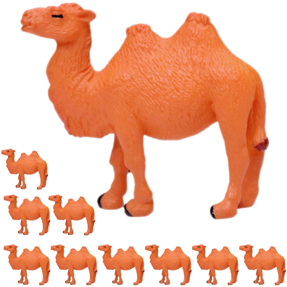 MLINS 10pcs Camel Figurines Lifelike Camel Models Miniature Animals ...