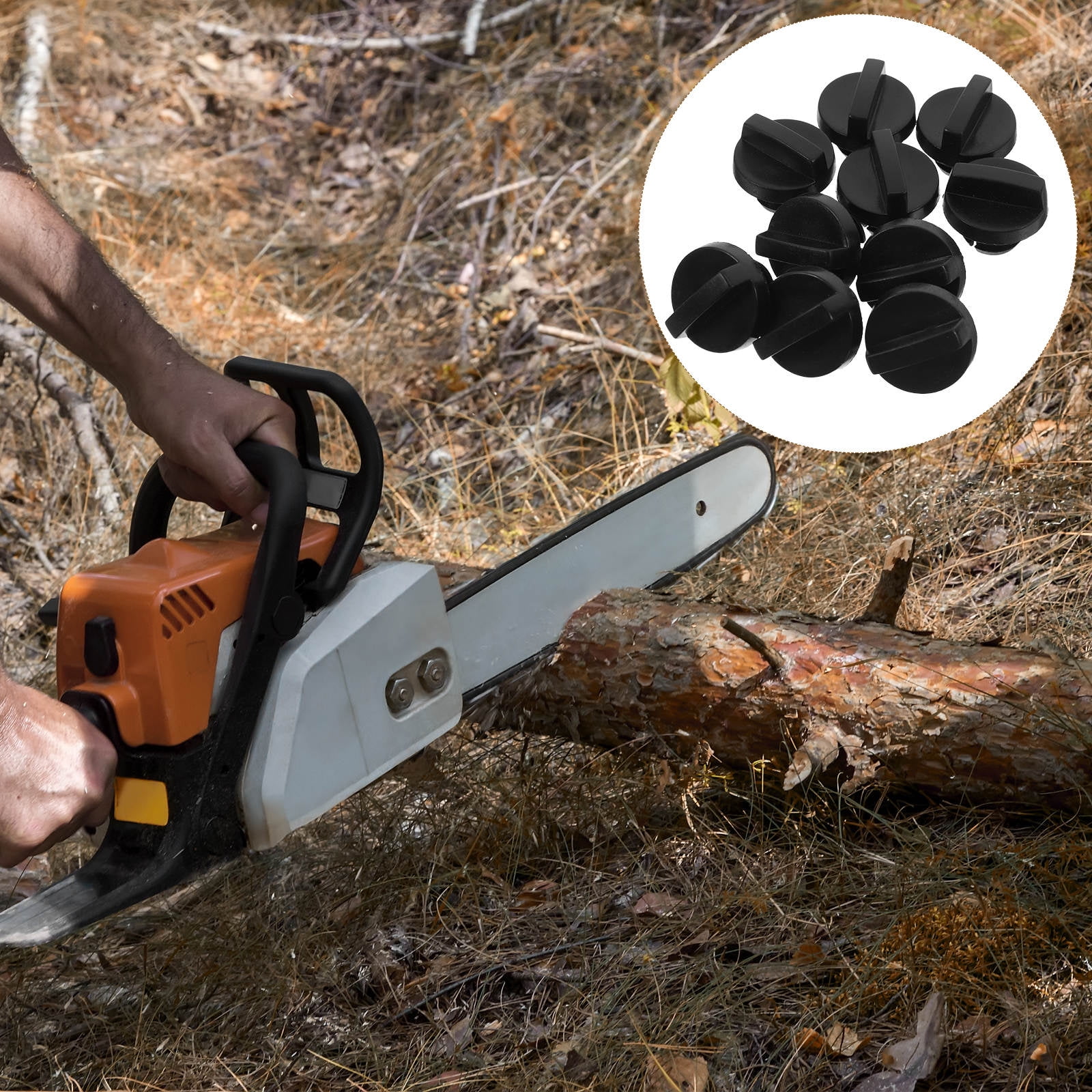 MLINS 10pcs Chainsaw Spare Parts Kit Filter Protective Cover And ...