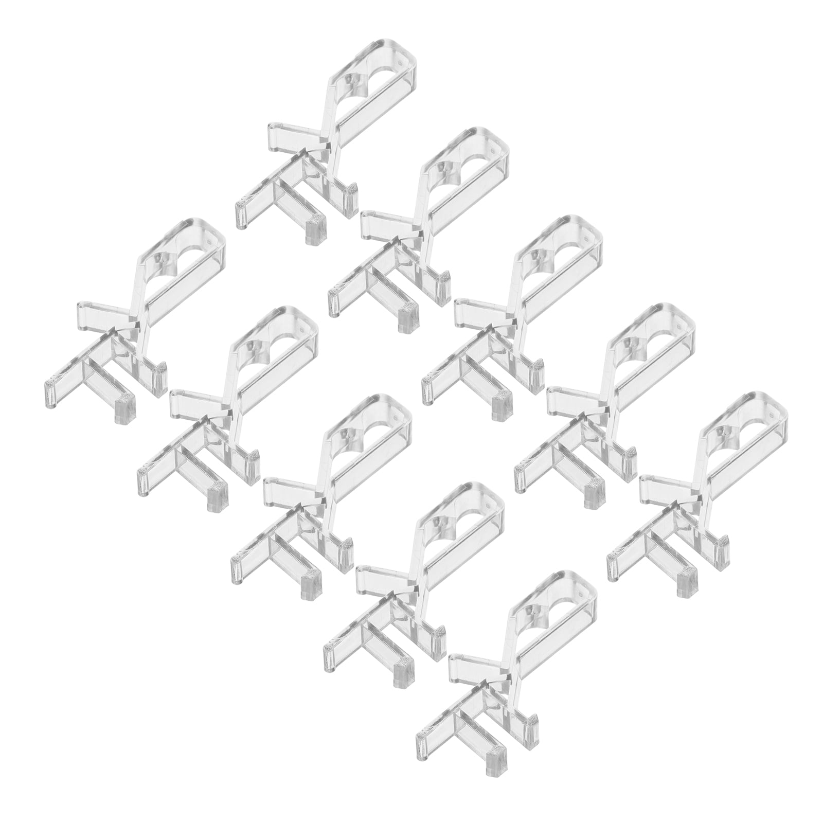 MLINS 10pcs Clear Plastic Blinds Clips Hidden Valance Clips For Window ...