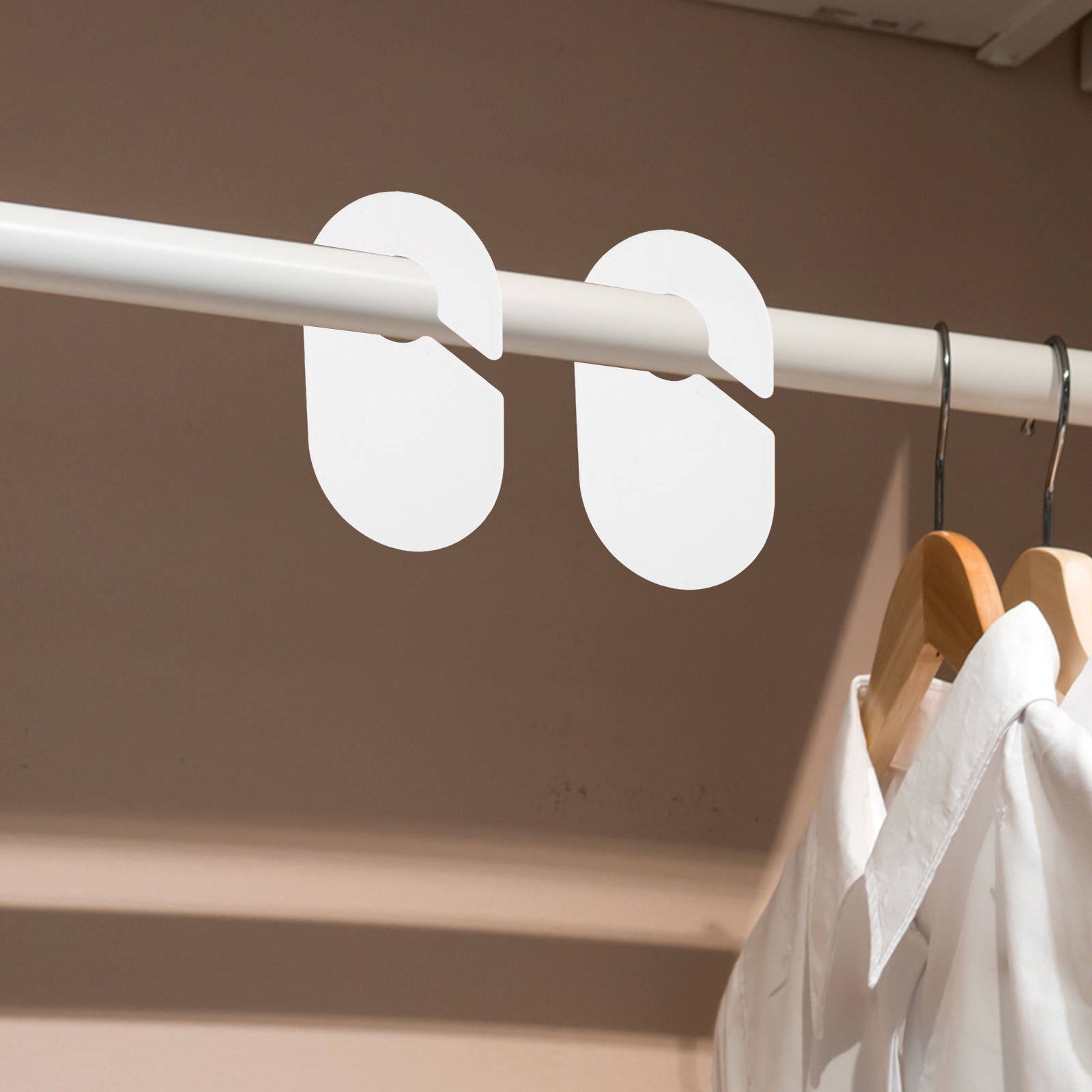 DINHEAROM Closet Dividers Plastic 10Pcs 6.5X3.9X0.08In - Walmart.com