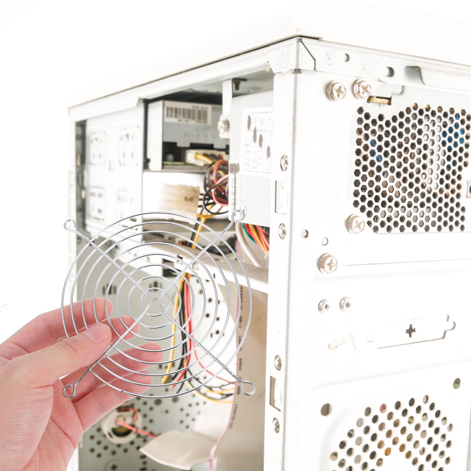 MLINS 10pcs Computer Fan Mesh Covers with Screws for Dustproof Quiet ...