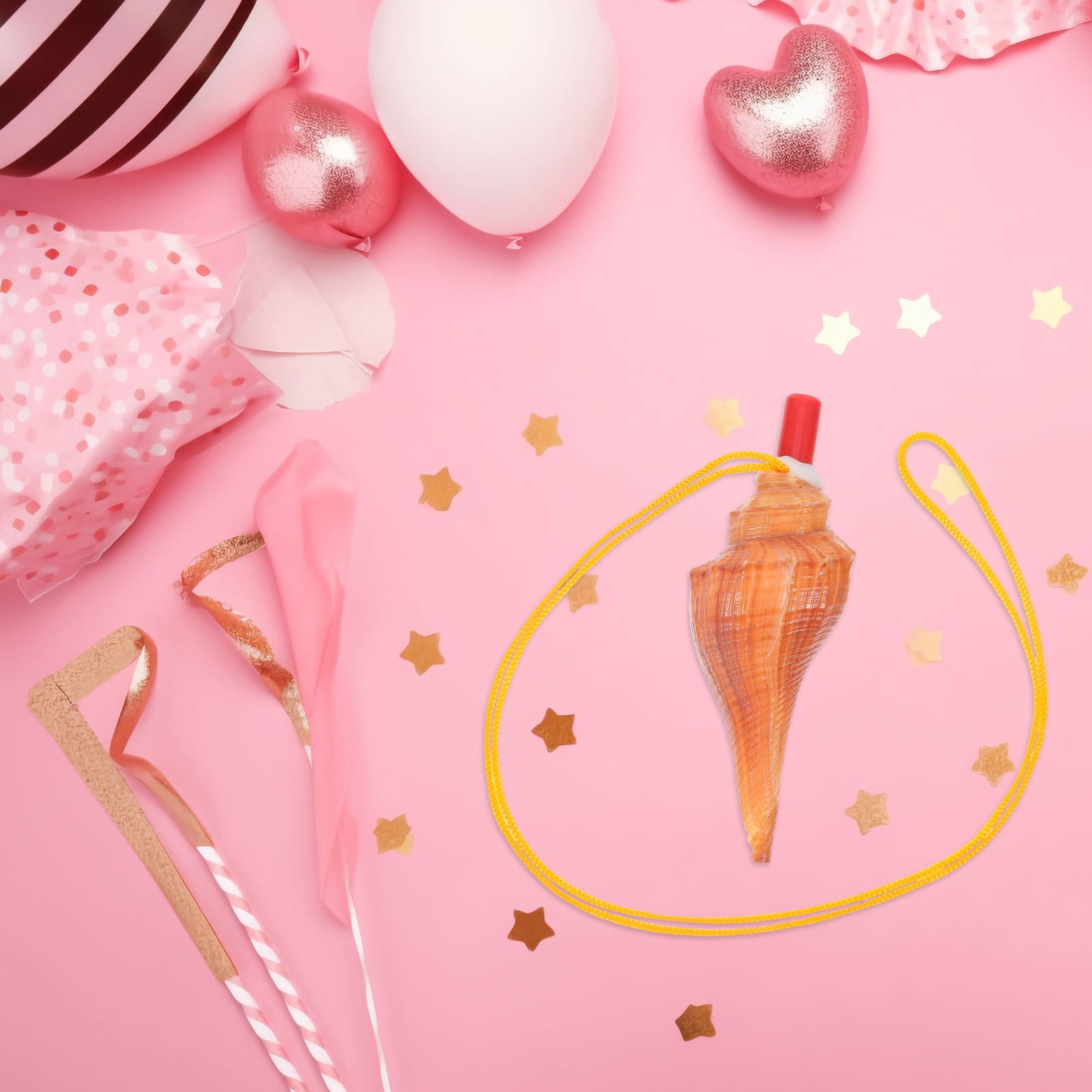 MLINS 10pcs Conch Shell Horn Whistle Noise Maker For Blowing Conch ...