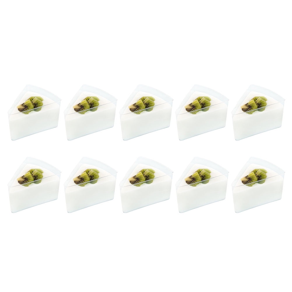 MLINS 10pcs Disposable Yogurt Cups Clear Mousse Cup Dessert Containers ...