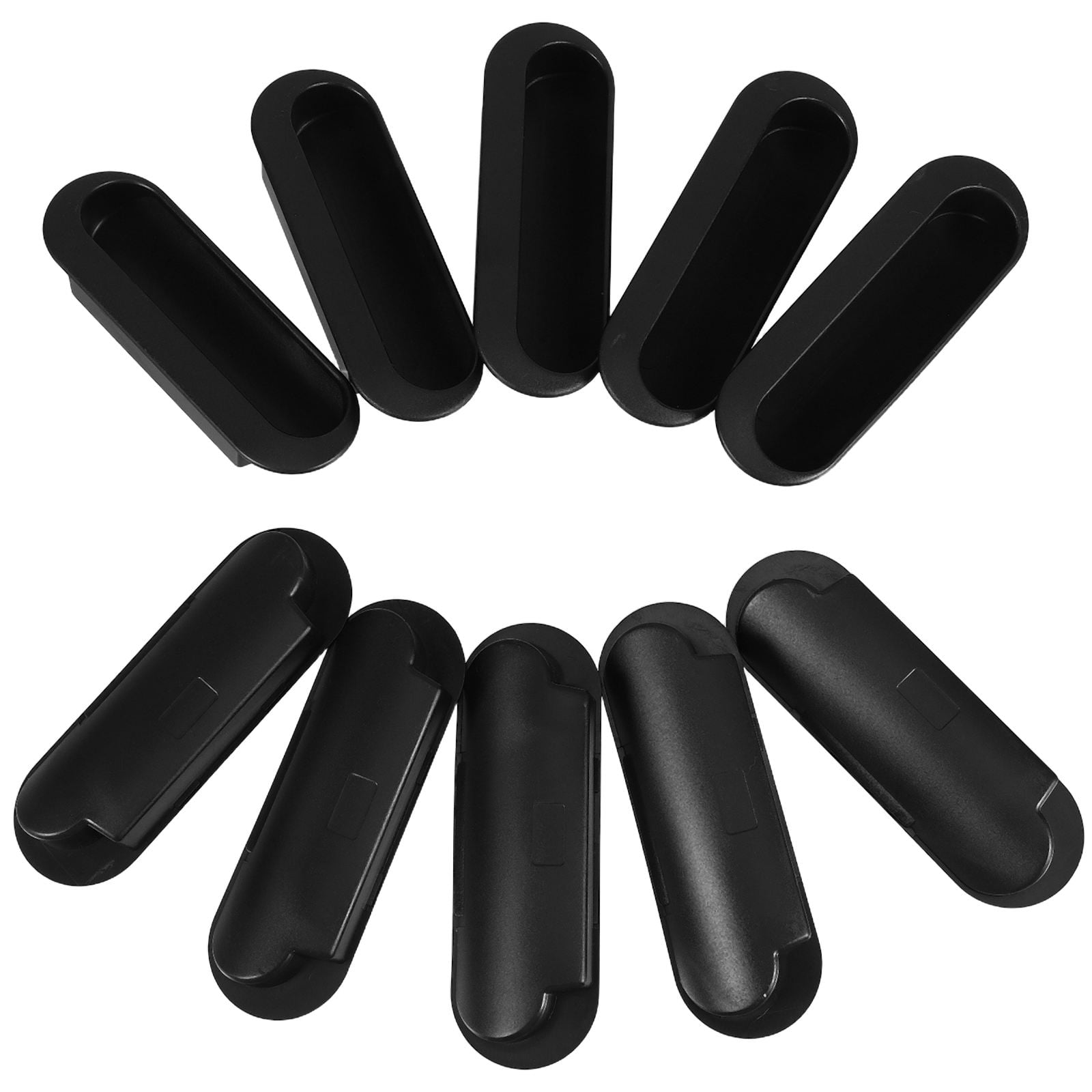 MLINS 10pcs Embedded Plastic Handles Pocket Door Handle Recessed ...