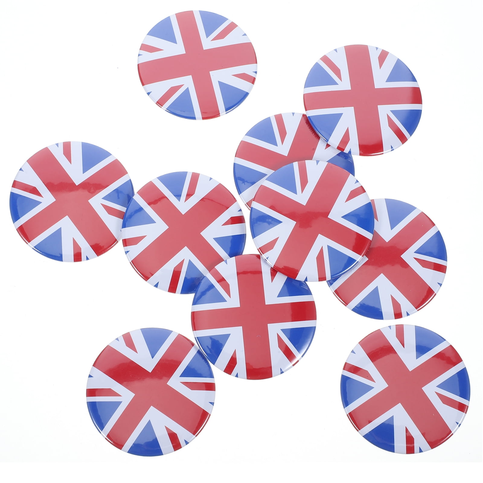 MLINS 10pcs England Flag Badge England Flag Pattern Lapel Pin Metal ...