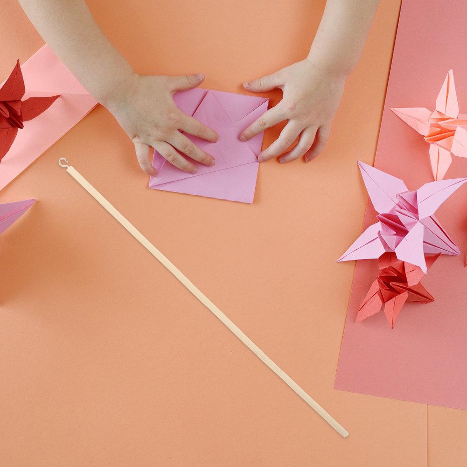 MLINS 10pcs Festival Lantern Handles Lantern Holding Poles Wood Lantern ...