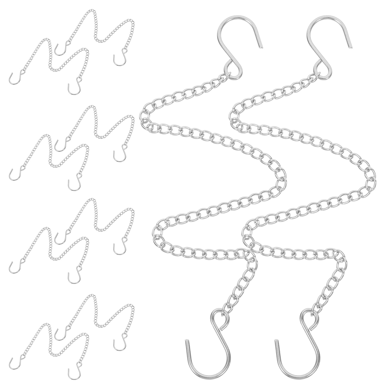 MLINS 10pcs Garden Plant Hangers Hanging Chain With Hooks Signboard ...