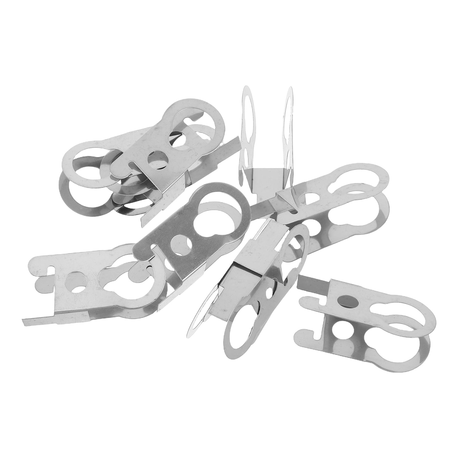 MLINS 10pcs Heater Lamp Tube Fixing Clips Pear-Shaped Lamp Clamps Iron ...