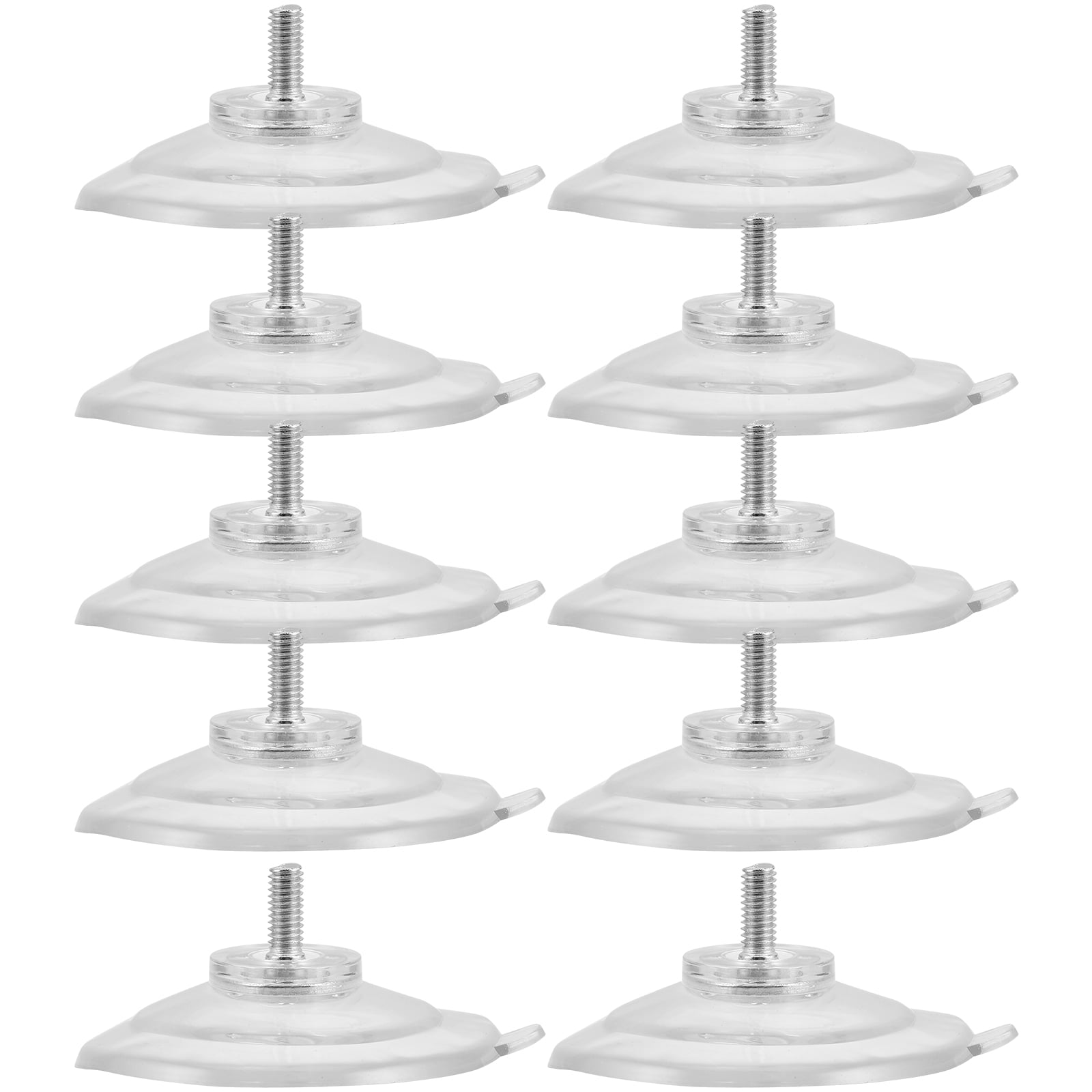 MLINS 10pcs Heavy Duty Suction Cups with Screw for Glass Cabinets ...