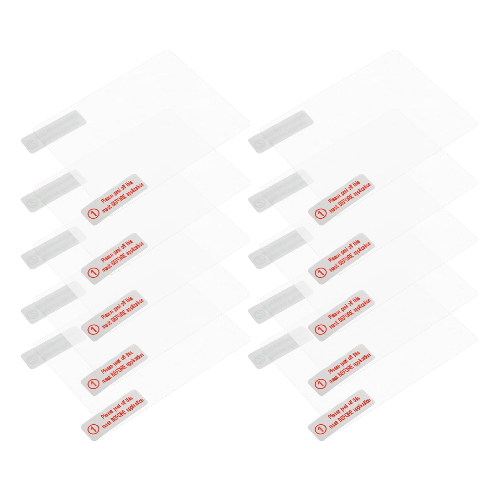 MLINS 10pcs High-Temperature Resistant Clear Static Cling Film For Car ...