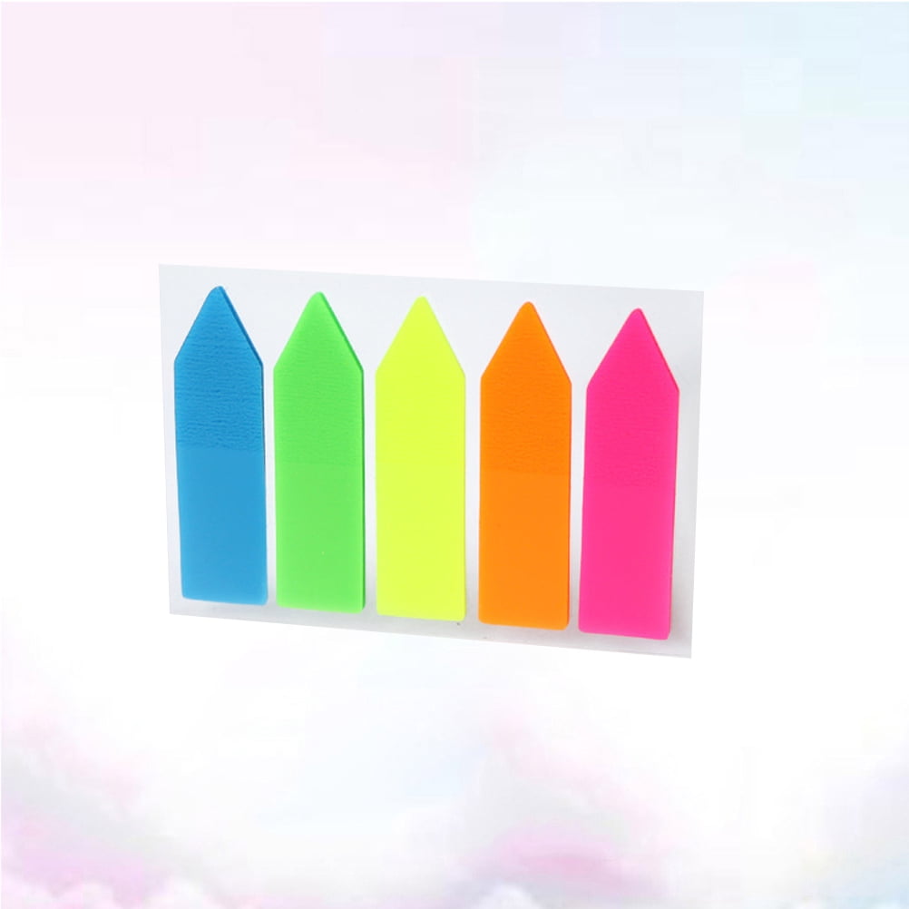 AURARMLET Memo Note Pads Assorted Color 10Pcs 1.8*0.5in Reading Tags ...