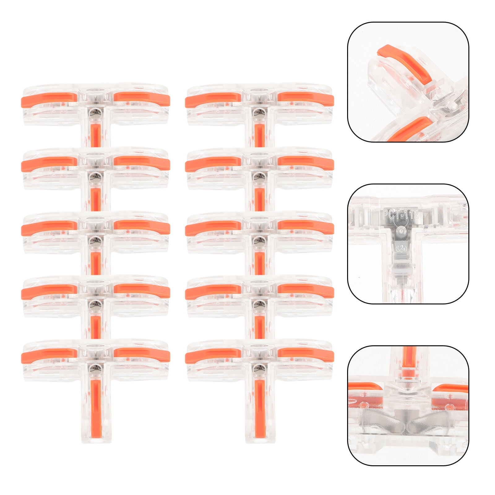 MLINS 10pcs Insulated Quick Splice Electrical Terminals T-type Copper ...