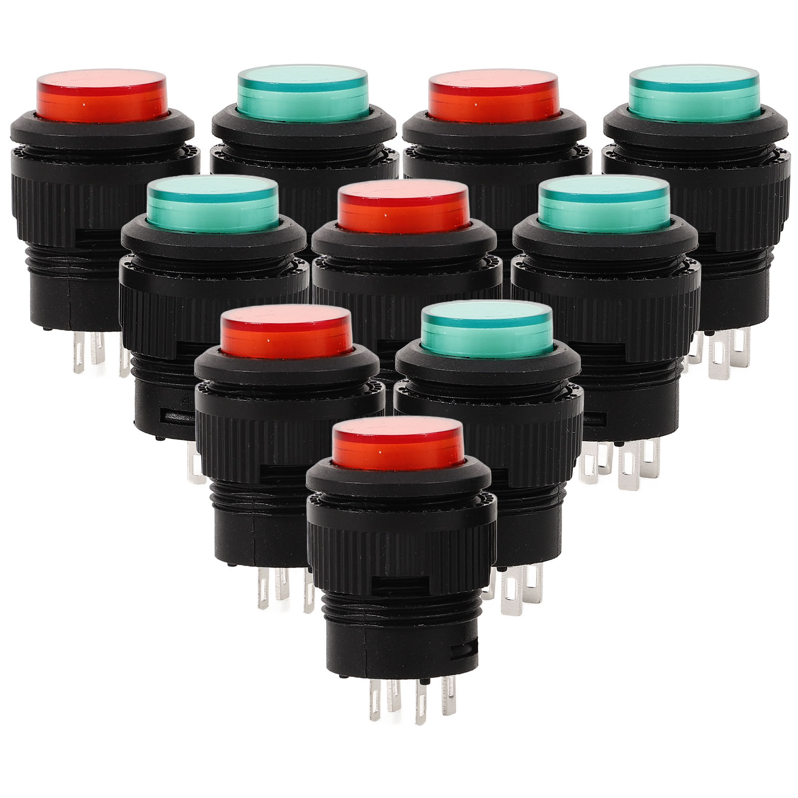 MLINS 10pcs Light Switches Lighted Rocker Toggle Switch Starter Switch ...