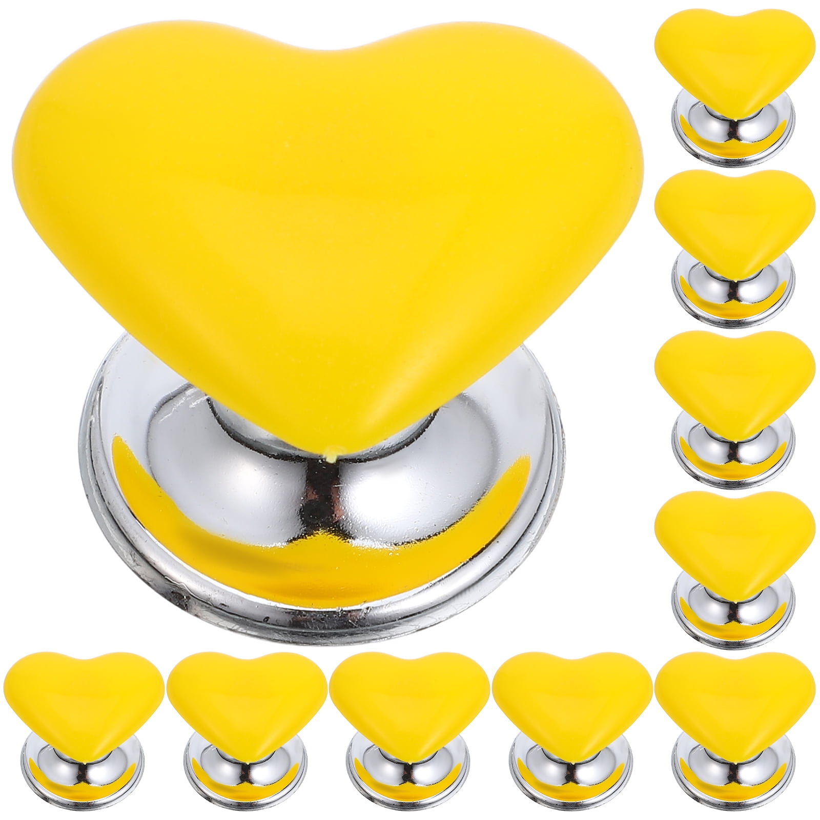 MLINS 10pcs Love Toilet Button Heart Shaped Toilet Tank Button Adhesive ...
