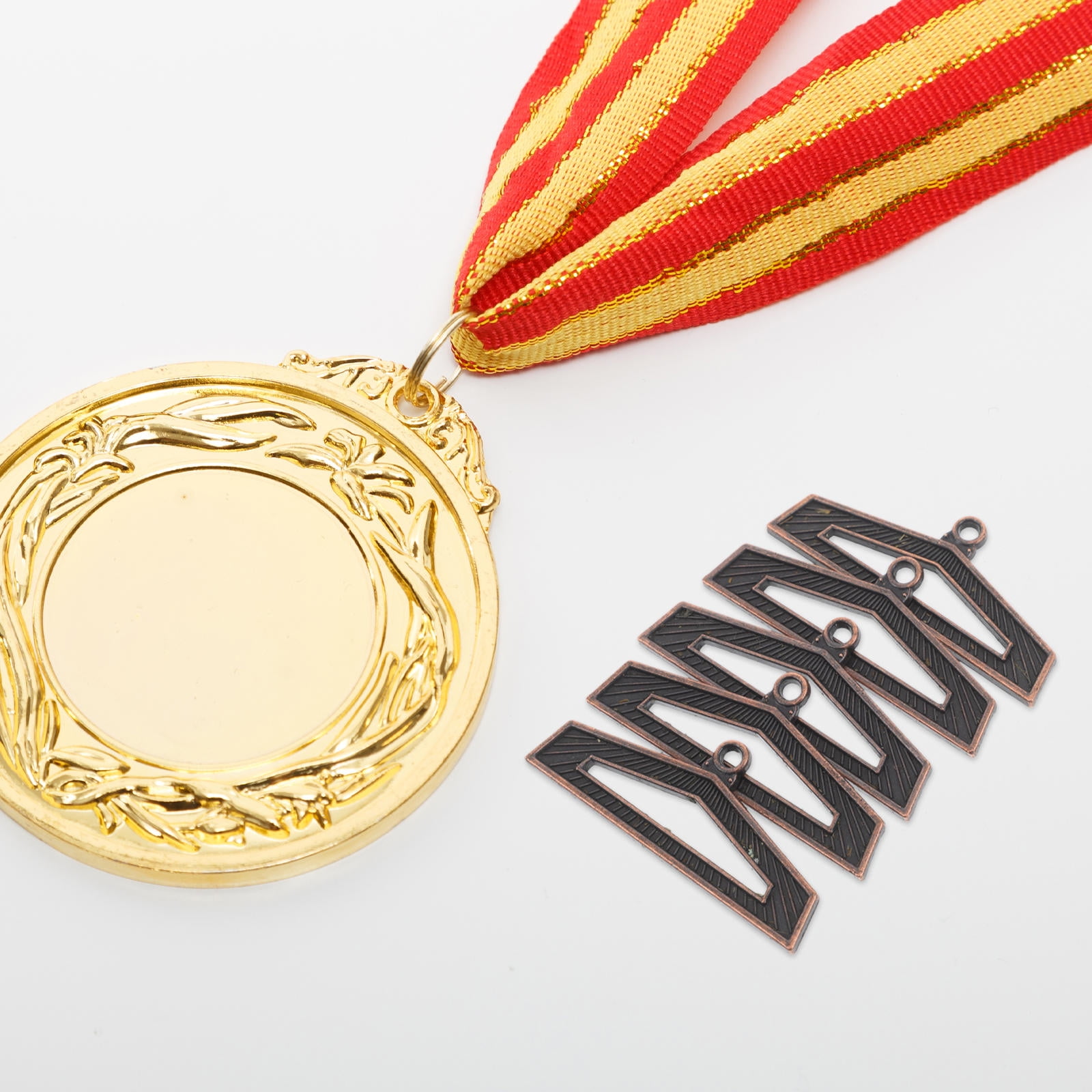 MLINS 10pcs Metal Medal Buckle Ribbon For Medal Hanger Display And ...