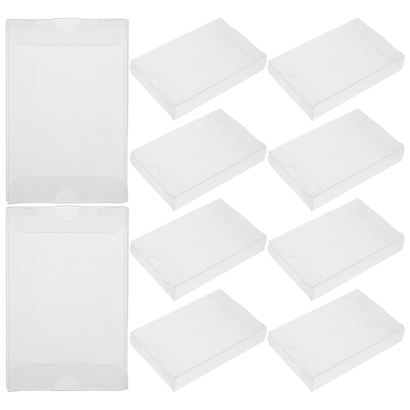 MLINS 10pcs PVC Cassette Tape Storage System Audio Tape Storage Case ...