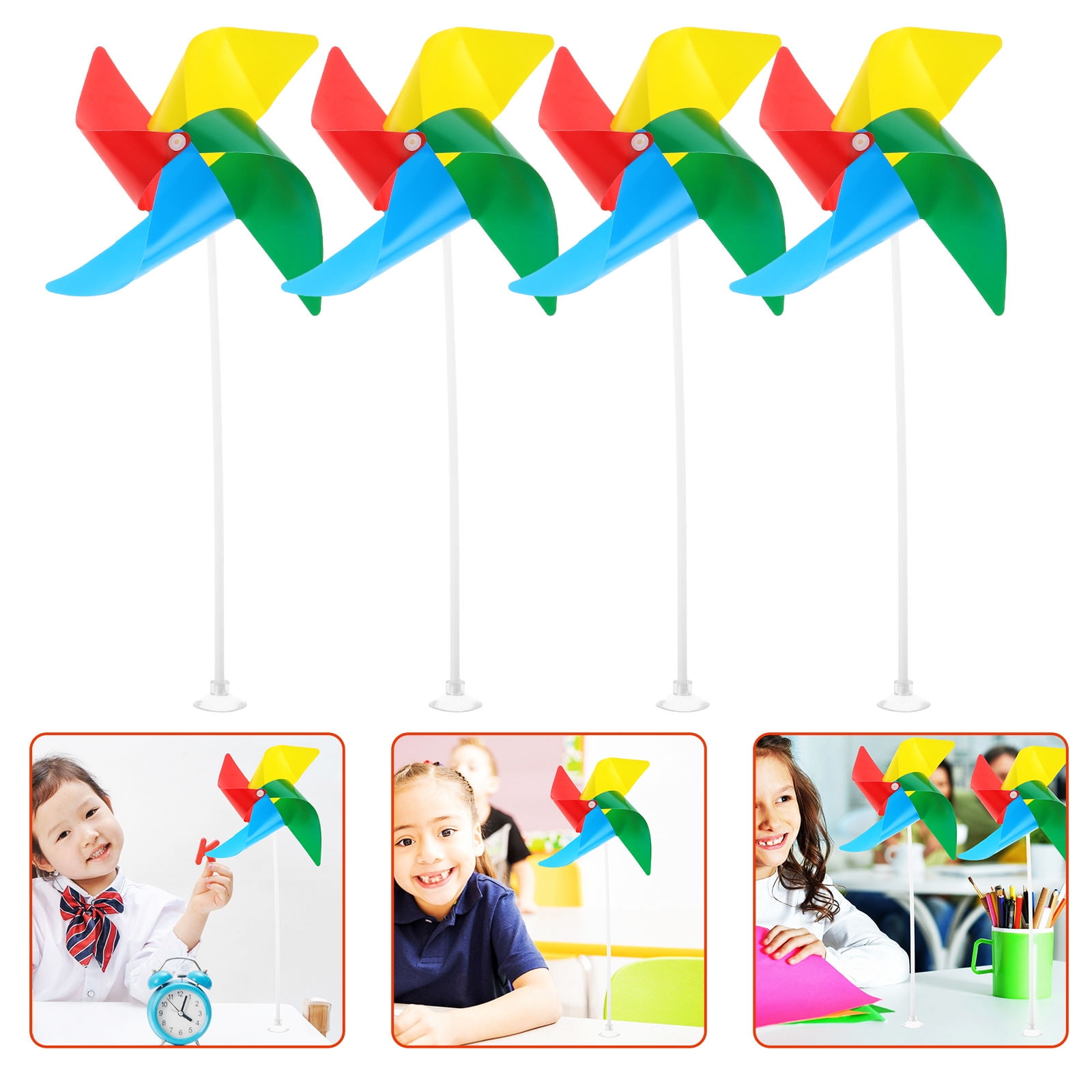 MLINS 10pcs Pinwheel Decoration Windmill For Kids Windmills For Kids ...