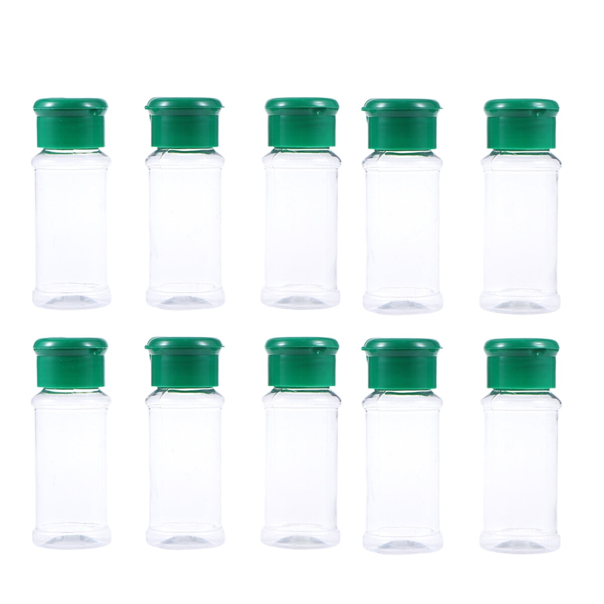 MLINS 10pcs Plastic Spice Bottles Shakers Salt Jars for Barbecue ...