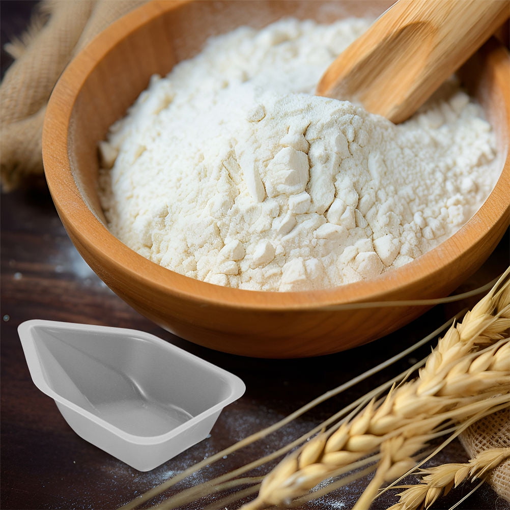 MLINS 10pcs Plastic Weigh Boats Trays Scale Weighing Dishes Lab Dish ...