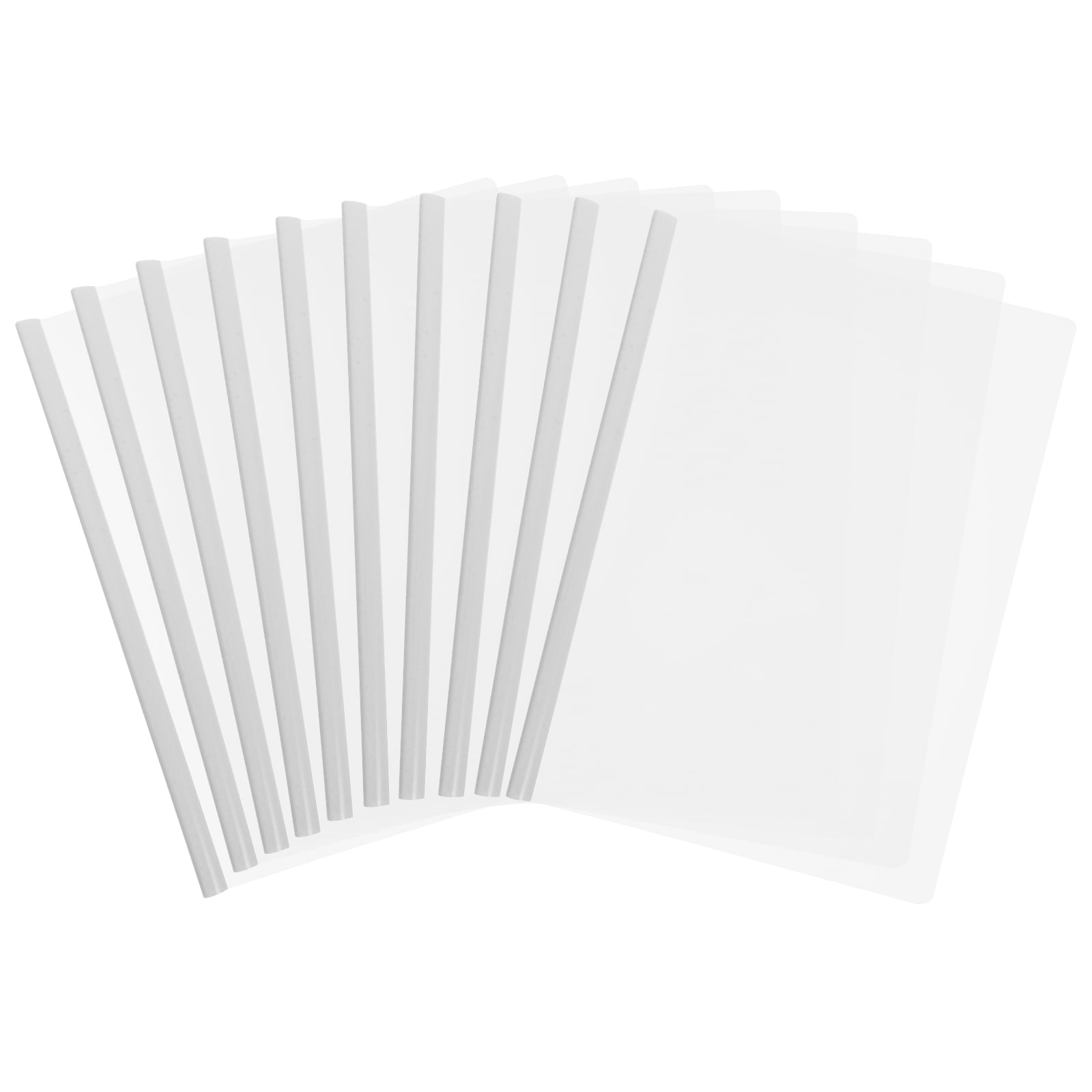 MLINS 10pcs Report Covers with Sliding Bar Plastic Document Folders ...