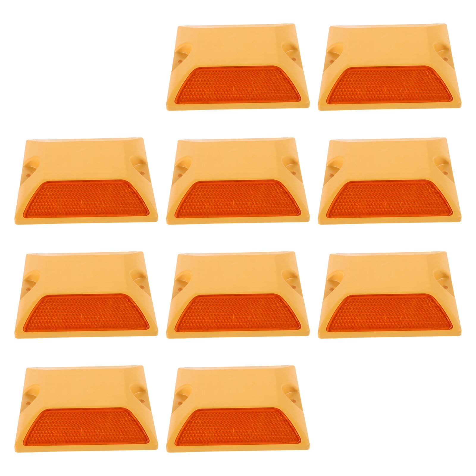 MLINS 10pcs Road Reflectors Reflective Pavement Markers Road Driveway ...