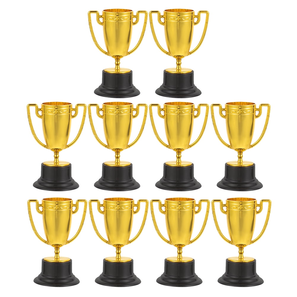 MLINS 10pcs Trophy Decor Celebration Competition Trophy Winner Trophy ...
