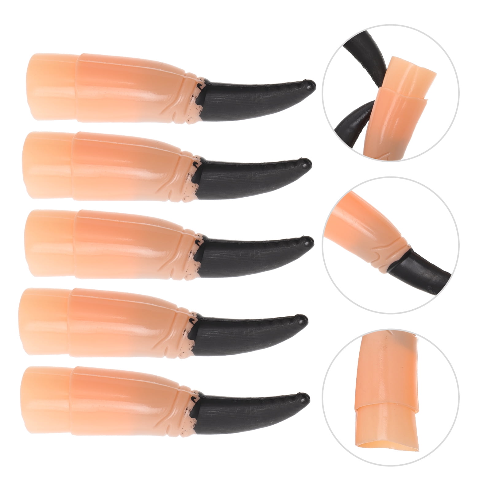 MLINS 10pcs Witch Fingernail Claws for Halloween Masquerade Cosplay ...