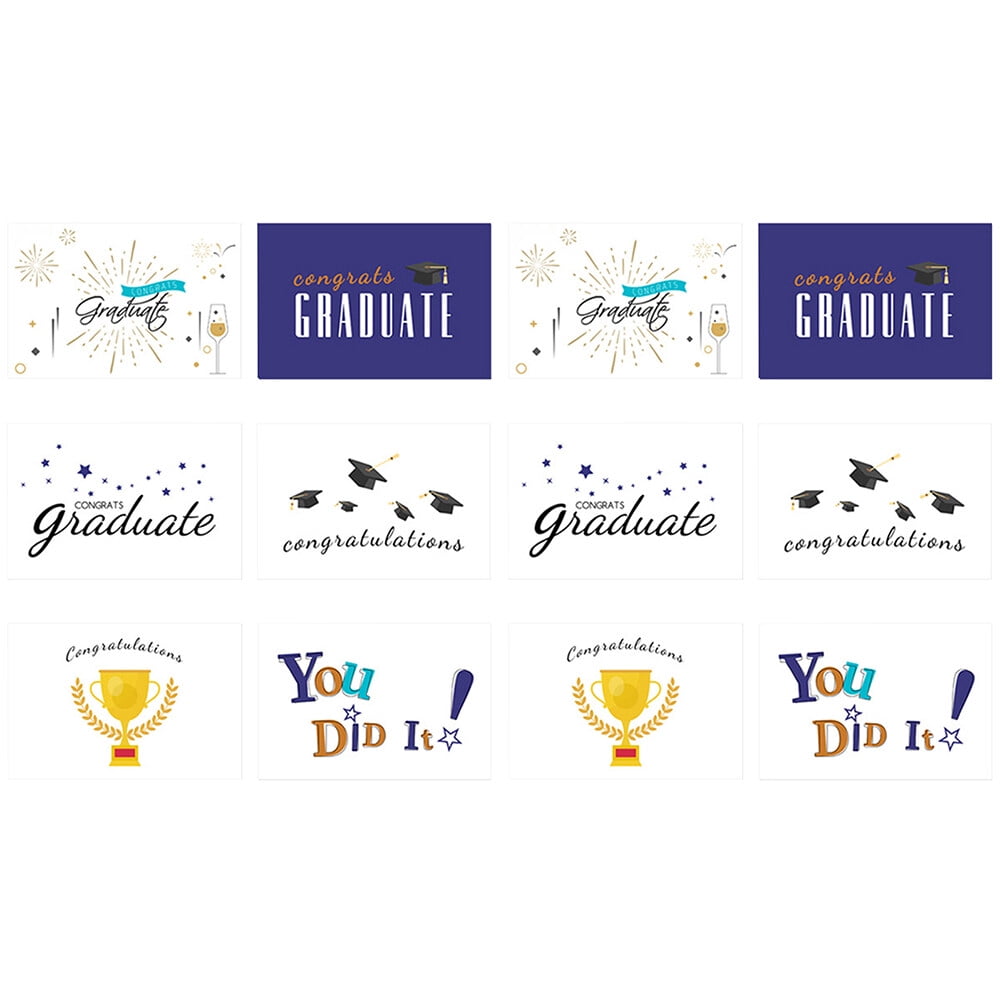 MLINS 12 Greeting Card Congratulations Cards Graduation Invitations ...