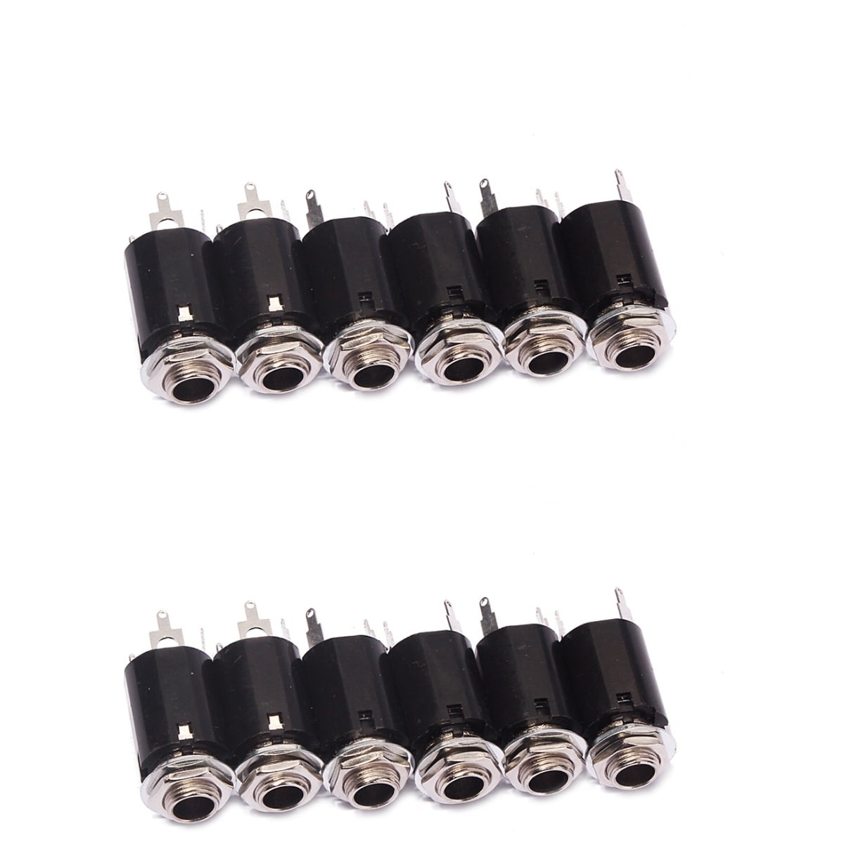 MLINS 12 PCS / Set Threaded Cylinder Endpin Jack 1/4 Inch 6.35mm Bass ...