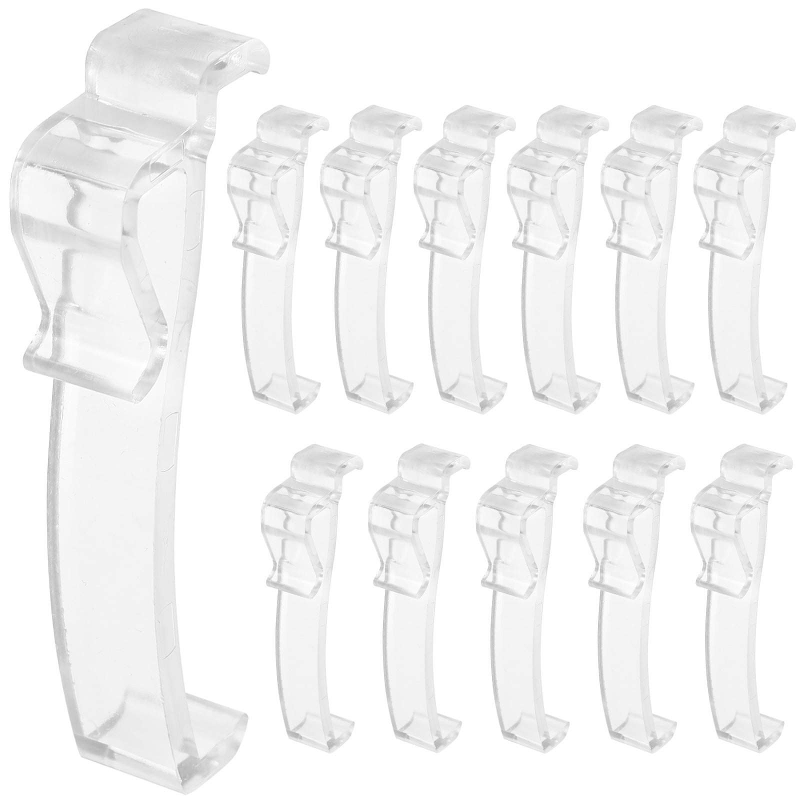 MLINS 12 Pcs Blind Clips Hidden Valance Base Sheer Curtain Blocker ...
