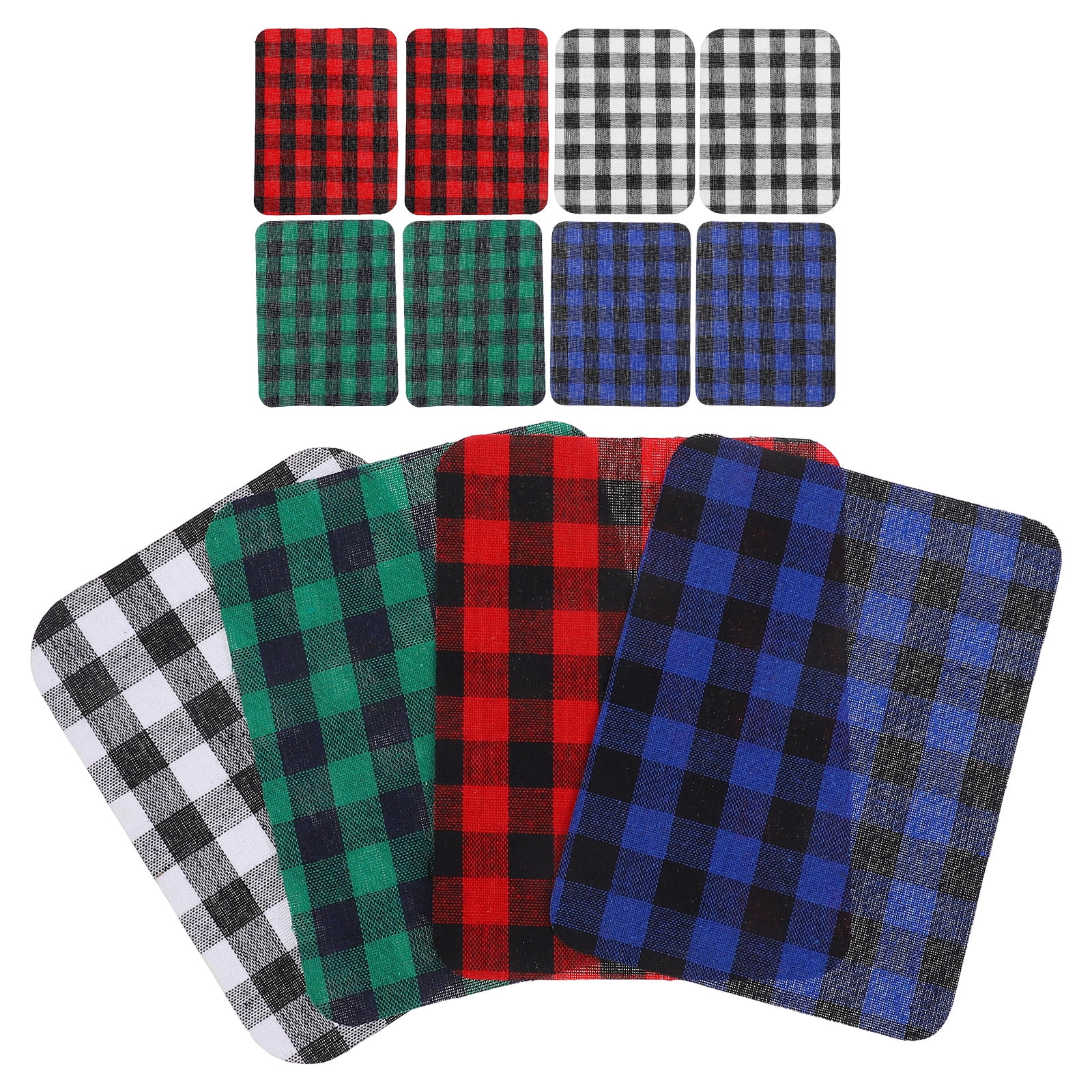 MLINS 12 Pcs Brackets Plaid Patch Baby Boy 12.40X9.40X0.03CM - Walmart.com