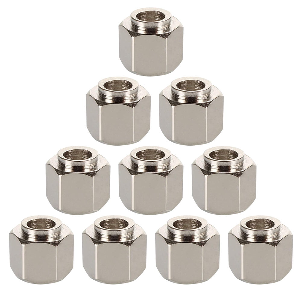 MLINS 12 Pcs Eccentric Nut Small Caster Wheels Wheelbarrow Parts Silver ...