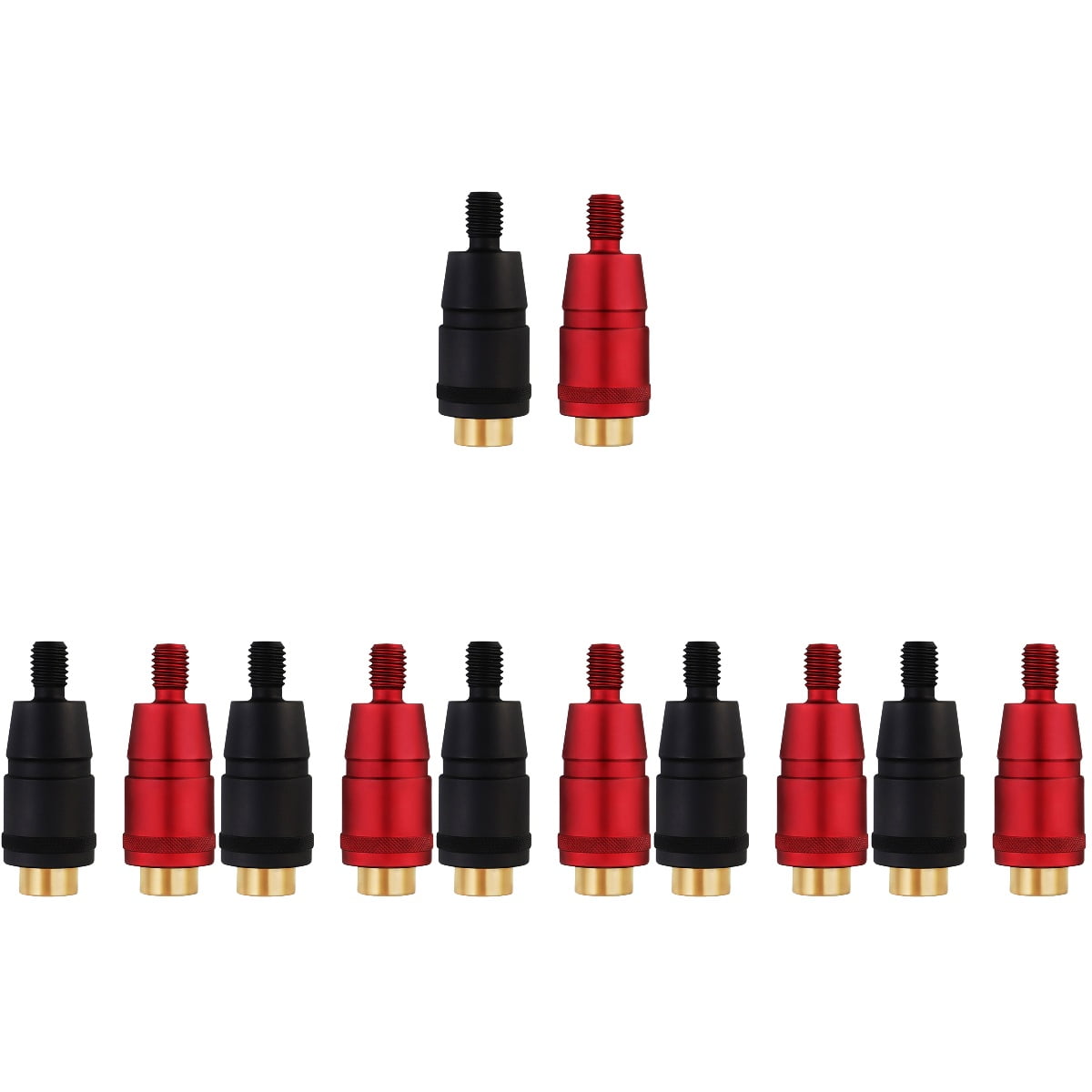 MLINS 12 Pcs Fishing Landing Net Connector Adapter Anti-rollover Fish ...