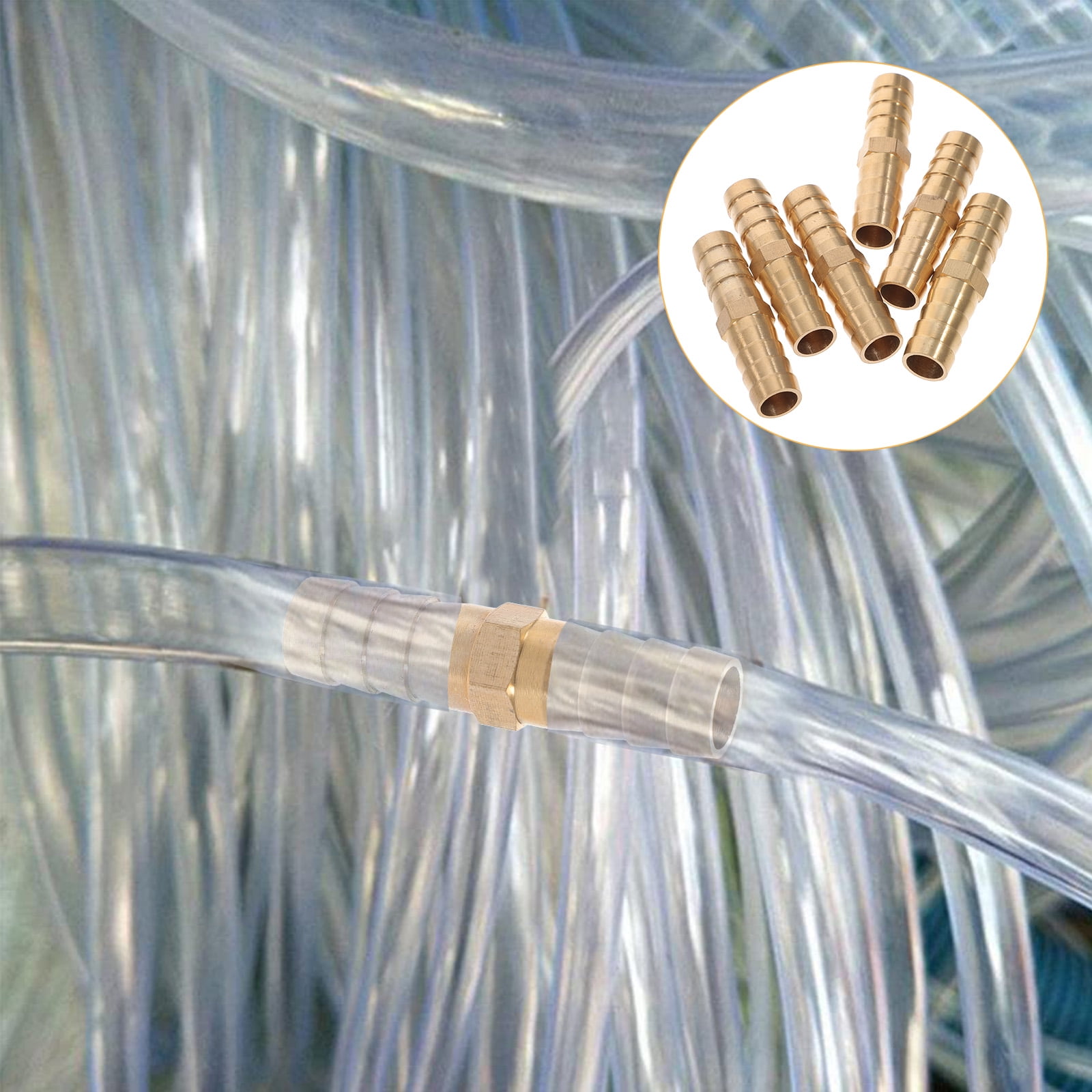 MLINS 12 Pcs Fittings 1/2 Inch Hose Garden Pipe Connectors Yellow ...