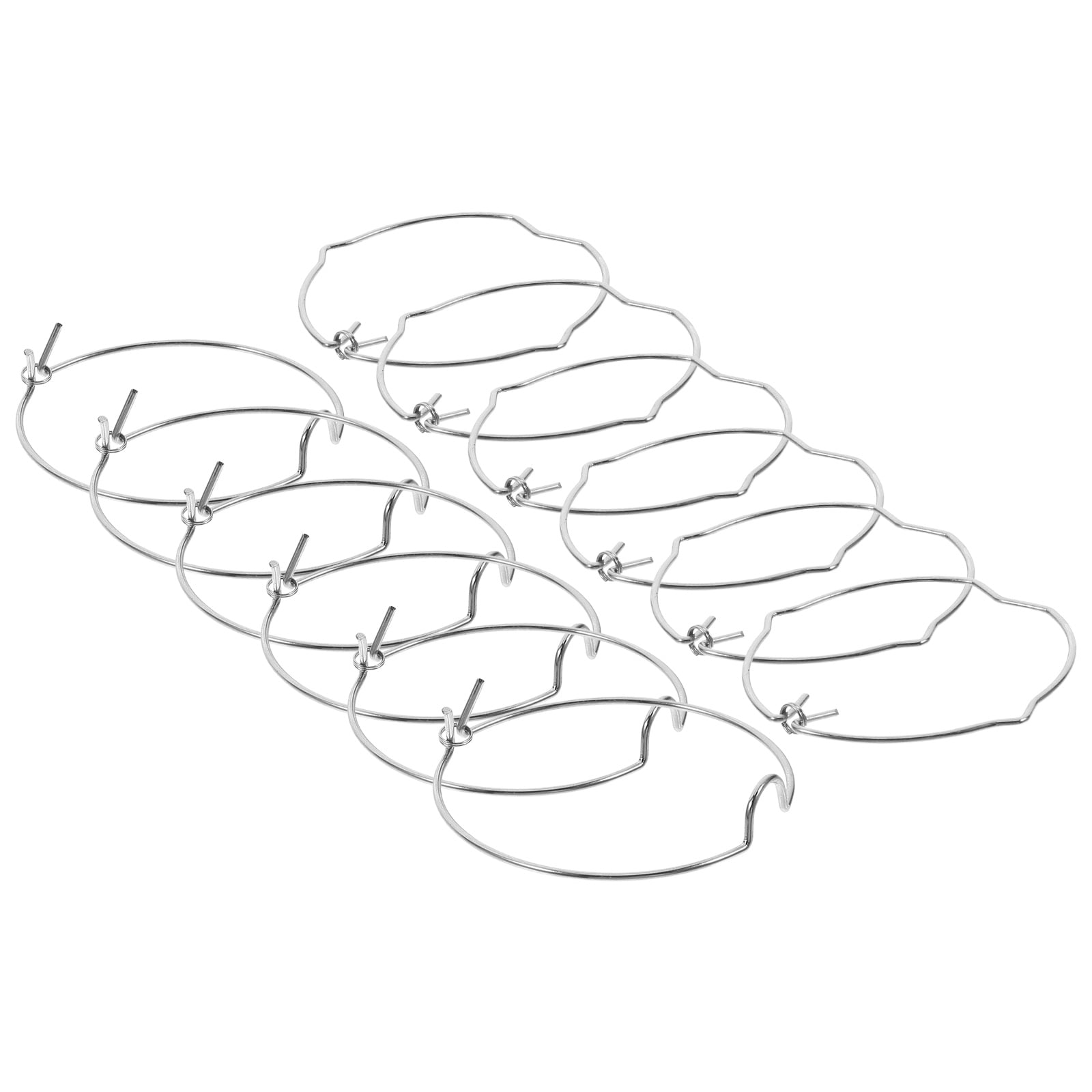 MLINS 12 Pcs Fixture for Lamp Ceiling Fan Spring Clip LED Fixed Silver ...