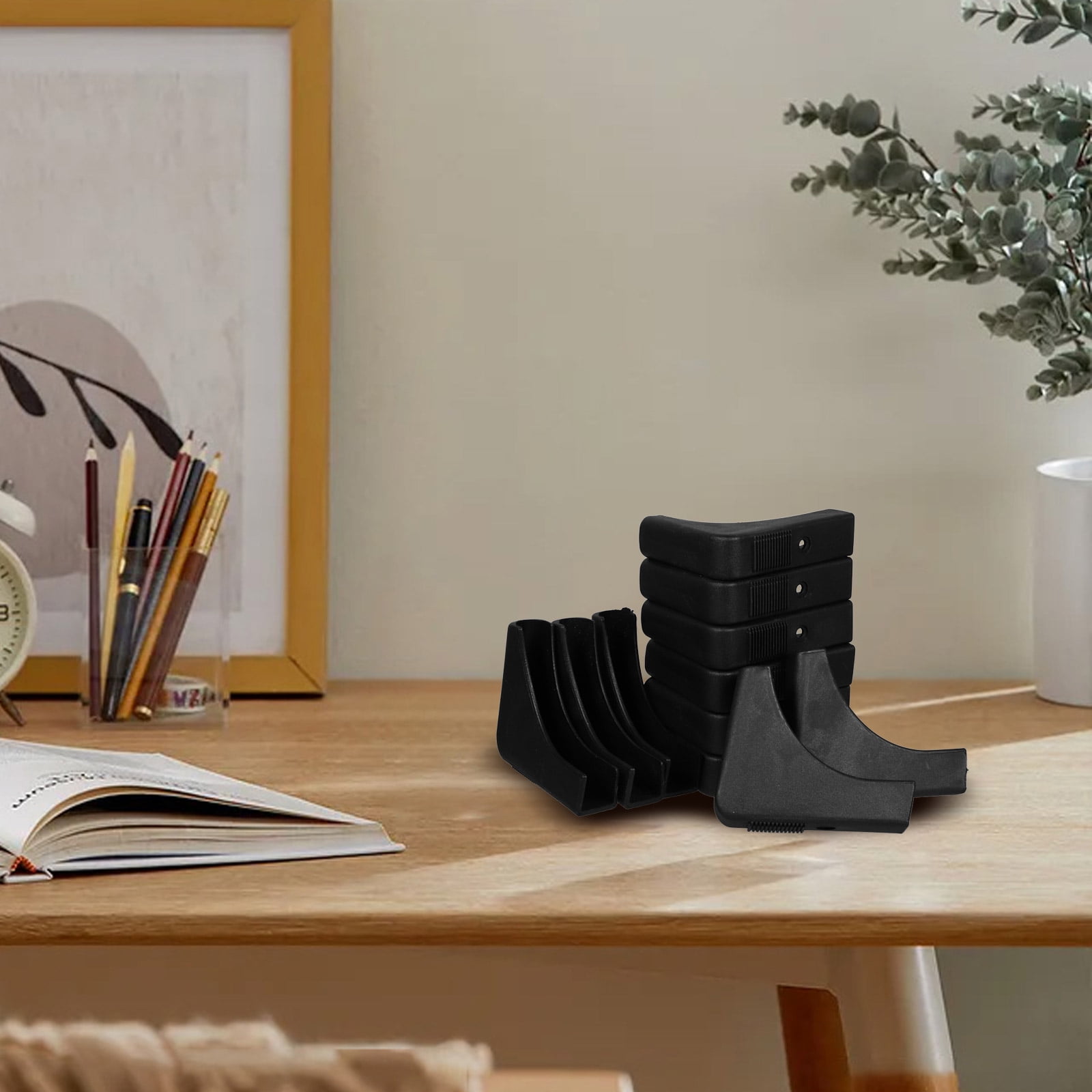 MLINS 12 Pcs Folding Chair Feet Cap Plastic Furniture Protectors ...