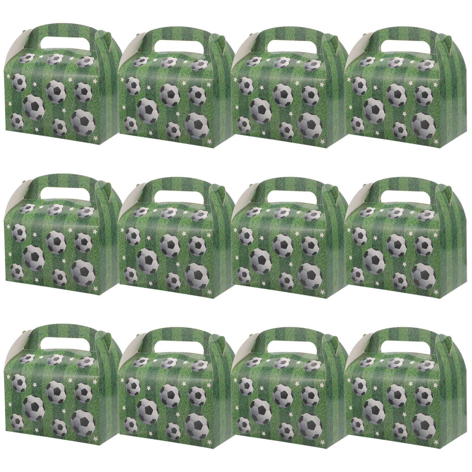 MLINS 12 Pcs Football Packaging Box Gift Boxes Soccer Gifts Cookie ...