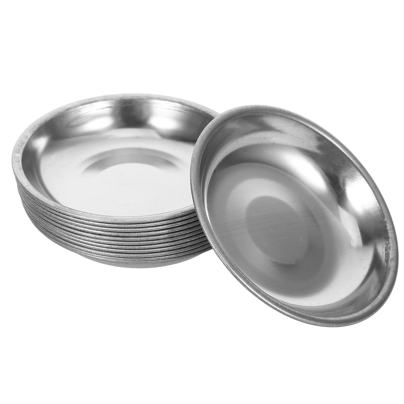 MLINS 12 Pcs Ingredient Bowls for Prep Cooking Kitchen Condiment Silver ...