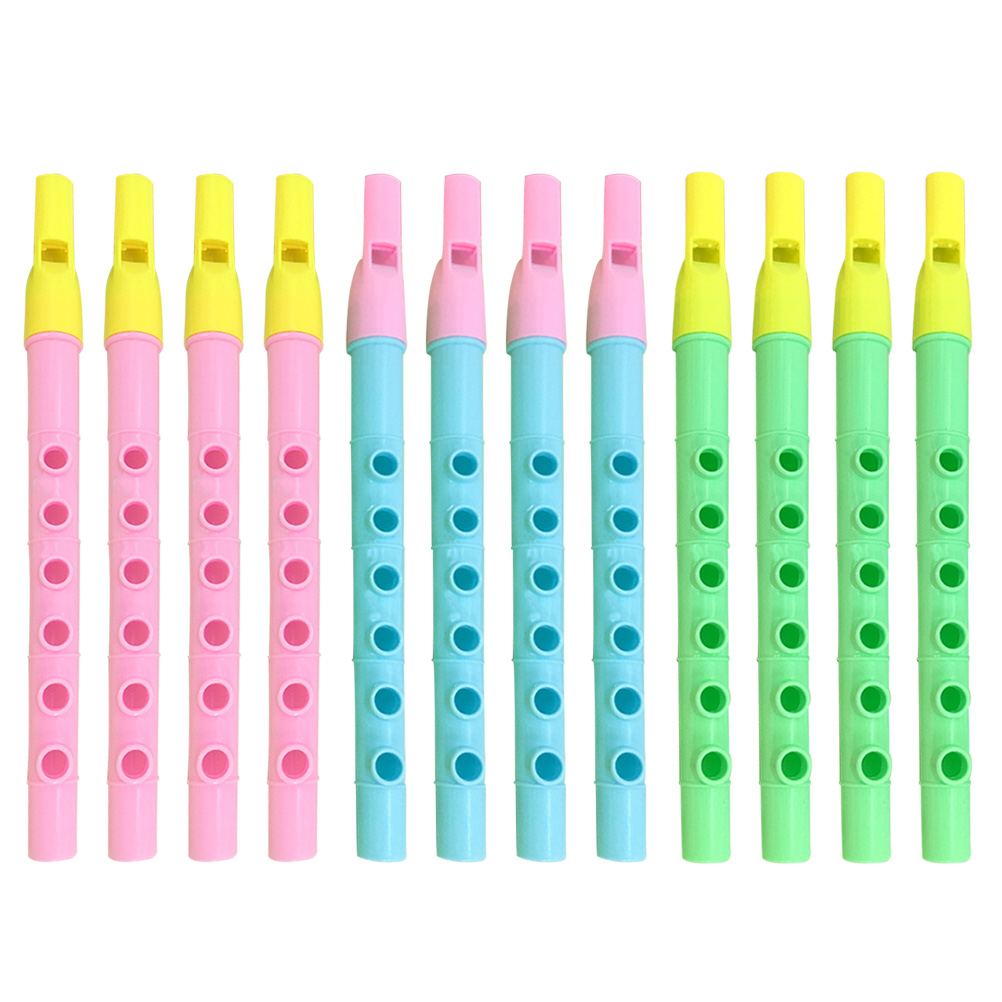 MLINS 12 Pcs Kids Flutes for Beginner Child Musical Instrument Baby ...